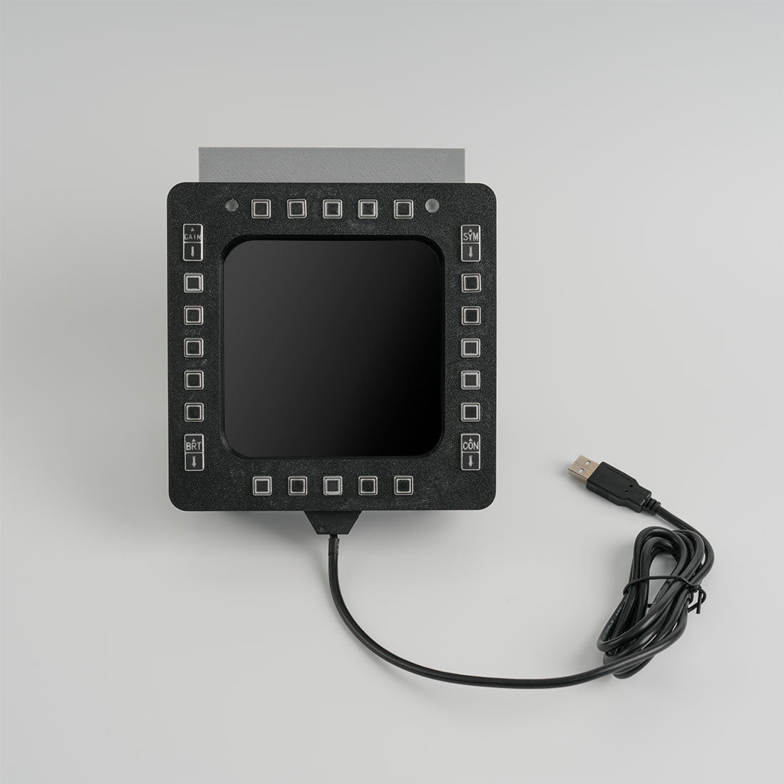 5-Inch 2K 24-Key Fighter Jet MFD-Panel for PC Flight Sims, Compatible ...